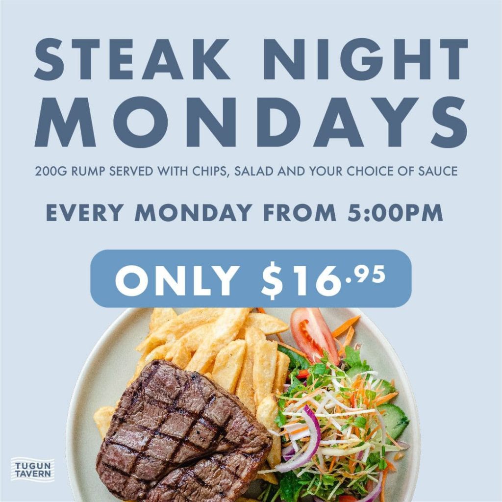 Restaurant & Pub Menus - Tugun, Gold Coast